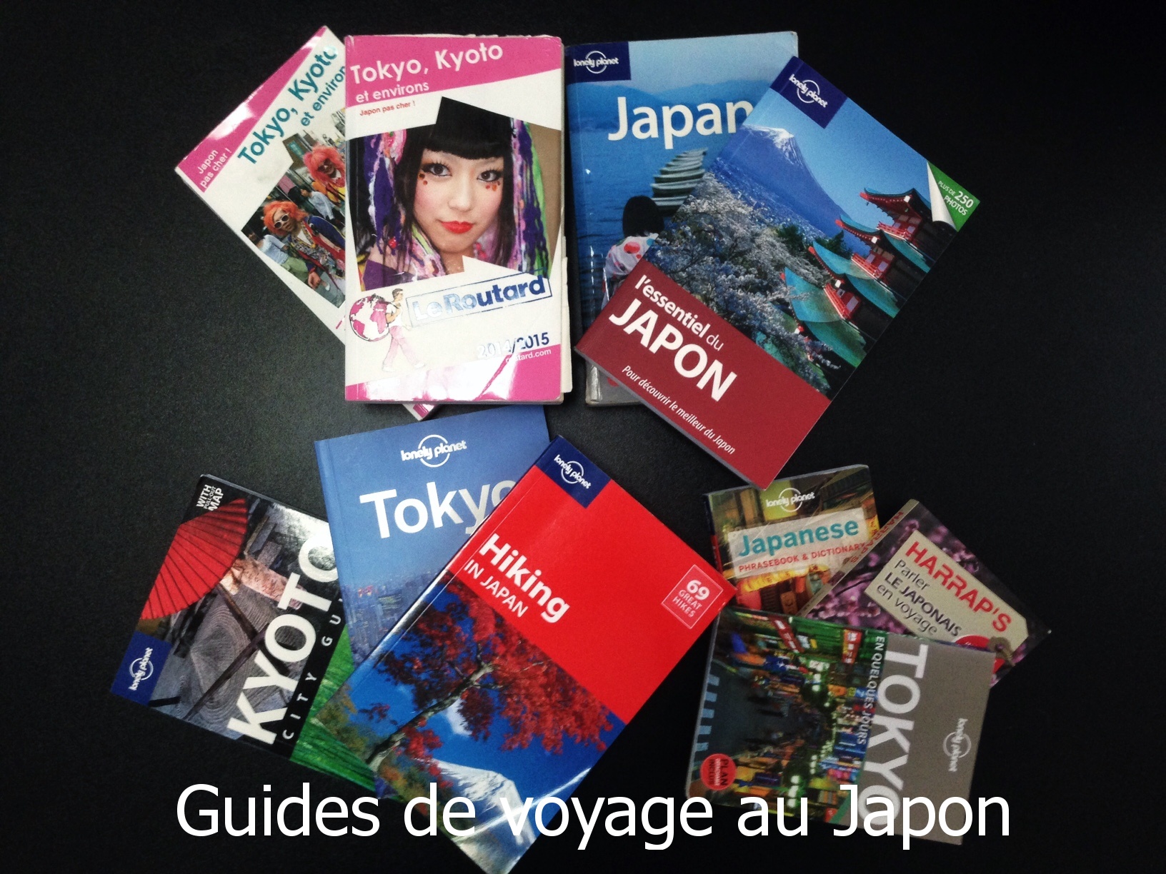 20 guides de voyage au Japon, lonely planet, le routard, le petit futé ...